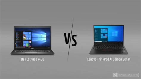 Dell Latitude Vs Lenovo Thinkpad X Carbon Gen Full Specs Comparison