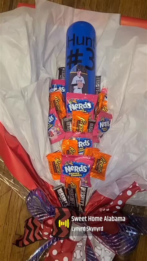 Baseball Candy Bouquets