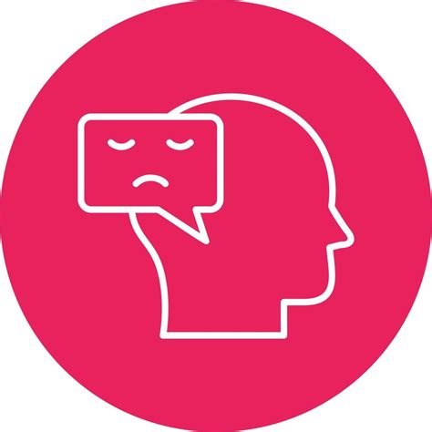 Negative Thinking Vector Icon Vector Art At Vecteezy