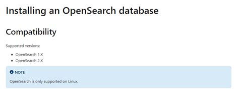 Is Opensearch Compatible With Windows Dataminer Dojo