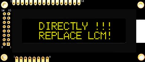 16x2 Cob Oled Character Display