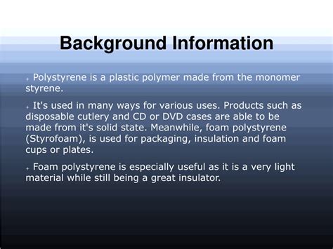 Ppt Polystyrene Powerpoint Presentation Free Download Id 9735405