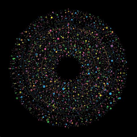 Big Data Circular Visualization 46588110 Vector Art At Vecteezy