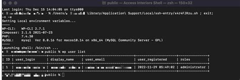 Reset A Wordpress Admin Password Local