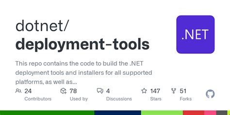 issues · dotnet deployment tools · github