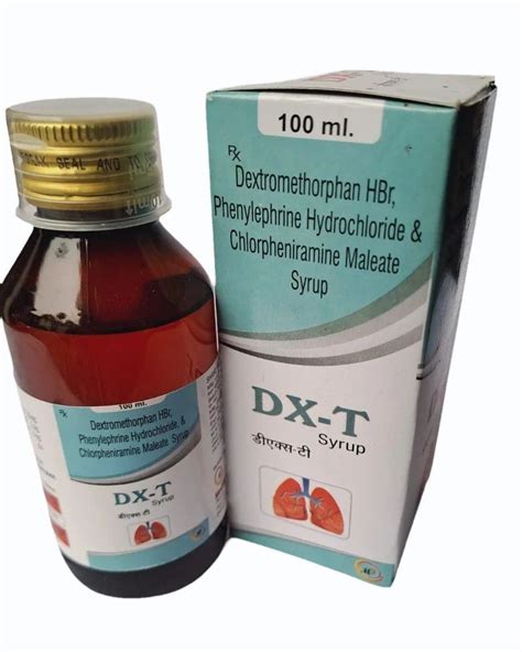 Dextromethorphan Hbr Phenylephrine Hydrochloride And Chlorpheniramine Maleate Syrup At ₹ 85