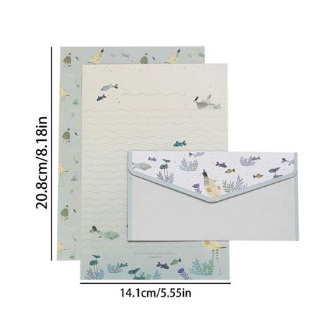 학생용 A5 글자 쓰기 용지 귀여운 문구류 독특한 디자인 종이 30 봉투 60 종이 인쇄제품