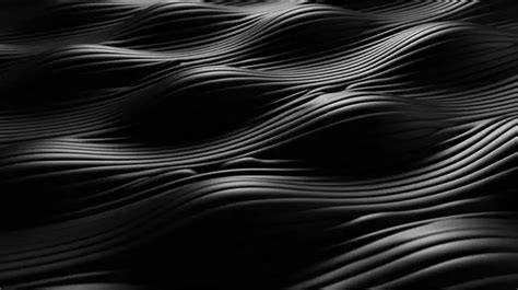 Abstract Wavy Wavy Lines On Top Of A Black Backdrop Background 3d Illustration Of A Classic