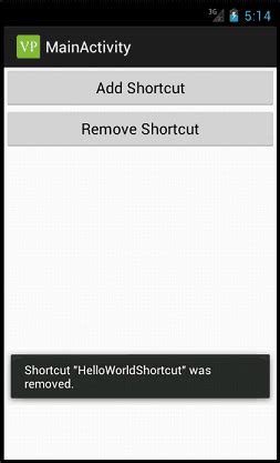 Android Create Shortcut Tutorial Install Uninstall Shortcut Home Screen
