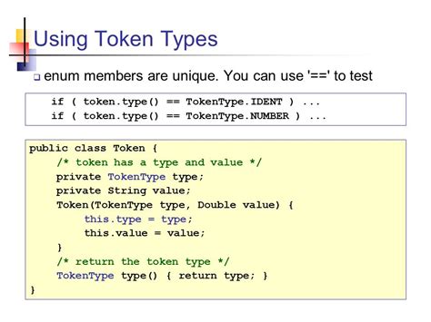 Type Safety And Enumerations Type Checking And Type Errors The Type
