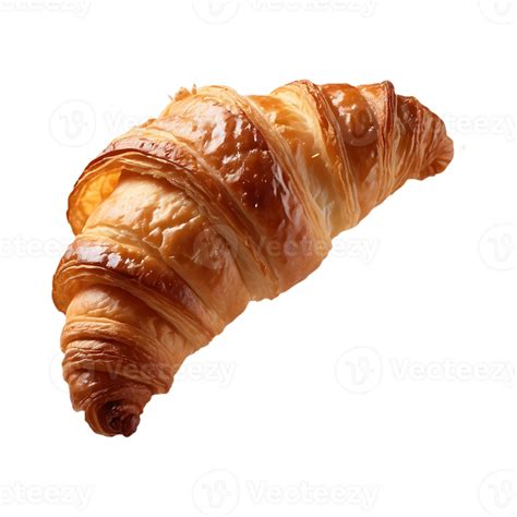 Golden Brown Flaky Croissant With Sesame Topping Ideal For Bakery