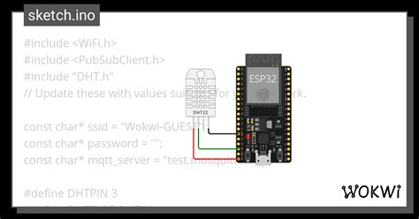 Esp32dht22mqtt Wokwi Esp32 Stm32 Arduino Simulator
