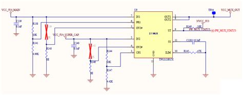 TPS Mux Output Voltage Drop During Switchover From Main Power To Super Cap Power Power