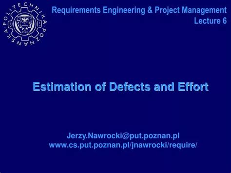 Ppt Estimation Of Defects And Effort Powerpoint Presentation Free