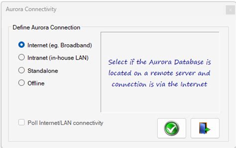 Check Connectivity Screen Desktop Aurora Information Technology