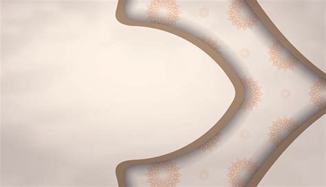 텍스트와 패턴을 위한 공간이 있는 베이지 색 배너입니다 인쇄 준비 템플릿 벡터 그림입니다 0명에 대한 스톡 벡터 아트 및 기타 이미지 Istock