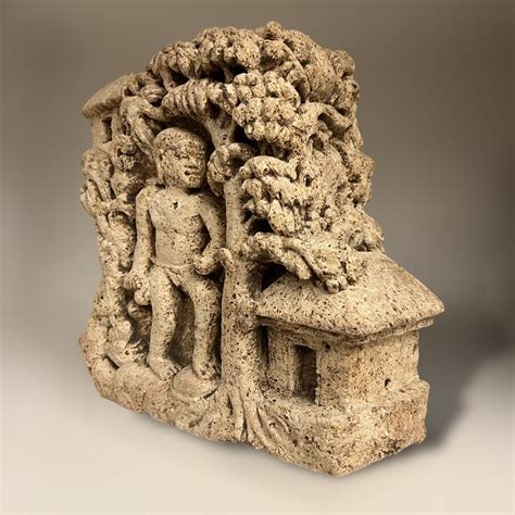 Proantic Majapahit Kingdom Architectural Fragment Xiv Th Century