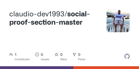 Github Claudio Dev Social Proof Section Master