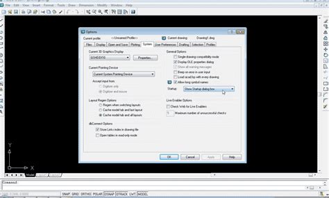 Menonaktifkan Startup Dialog Box Autocad Tutorial Modeling 2d 3d
