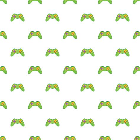 Game Controller Pattern Cartoon Style 14865174 Vector Art At Vecteezy
