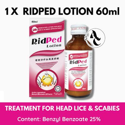 New 1 Box Ridped Lotion Benzyl Benzoate 25 60ml Exp 12 27 Free