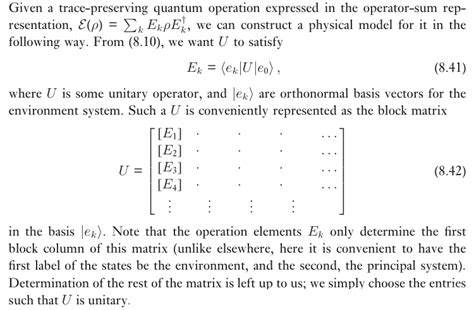 linear algebra prove if e k i otimes langle e k u i otimes e 0