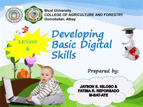 Developing Basic Digital Skills Lesson 6 Pptx