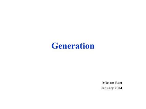 PPT Generation PowerPoint Presentation Free Download ID 3332374
