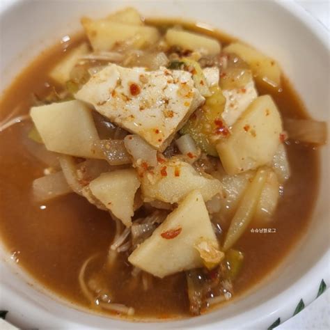 누가 끓여도 맛있는 된장찌개 레시피 초강추