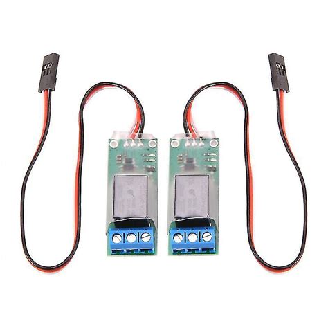 2pcs Rc Pwm Electronic Relay Switch For Rc Airplane Diy Model Navigation Lights Controller