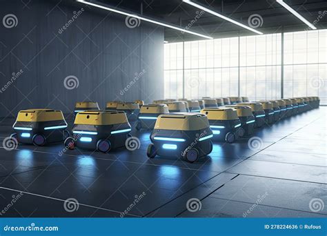 Robots Efficiently Sorting Hundreds Of Parcels Per Hourautomated