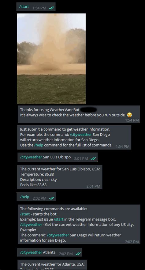 weather bot {code}