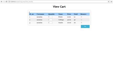 I Need To Store Data From Html Table To Mysql Database Using Php