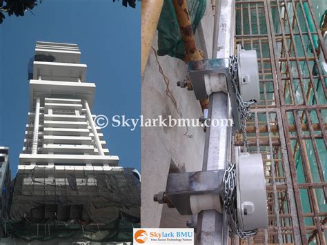 Monorail Facade Cleaning System Skylark Bmu