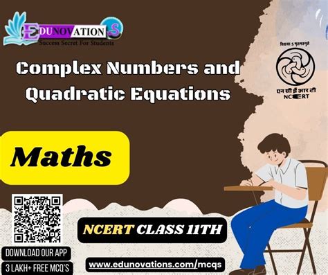Ncert Class 11 Maths Mcq Complex Numbers And Quadratic Equations