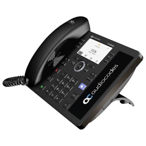Audiocodes C435hd Microsoft Teams Voip Sip Phone 2 X Gigabit Ports Poe 4 3 Inch Colour Lcd