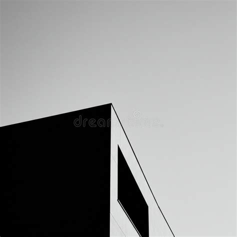 Minimalist Architectural Structure With A Sharp Angular Design The Building S Facade Is Stock