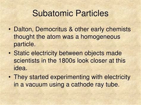 PPT Subatomic Particles PowerPoint Presentation Free Download ID 403635
