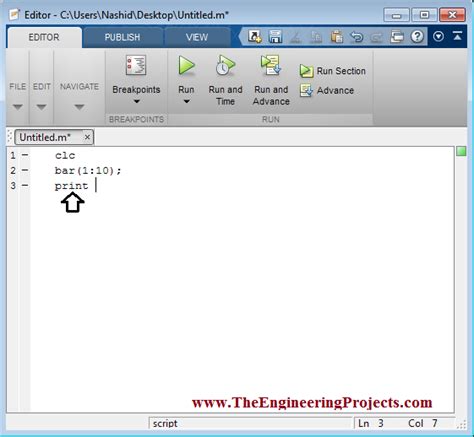 How To Use Print Matlab The Engineering Projects