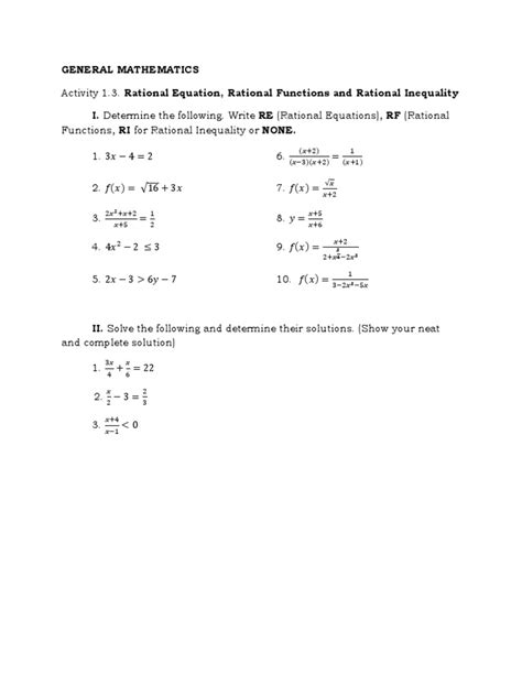 Gen Math Activity 13 Pdf