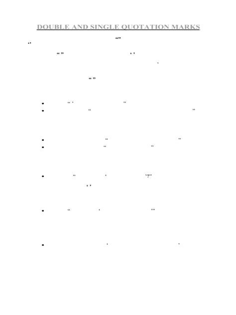 Difference Between Double And Single Quotation Marks Pdf
