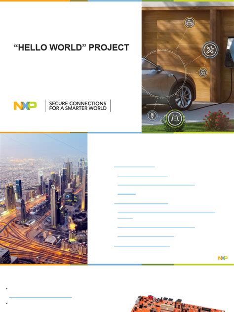 03 Hello World Project With S32ds On S32k3 Mcu Training Pdf