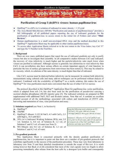 Application Sheet V10 Axis Shield
