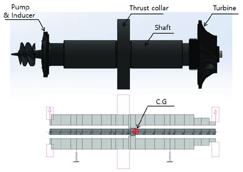 Rotordynamic Analysis Model For Pump Drive Turbine Cg Center Of