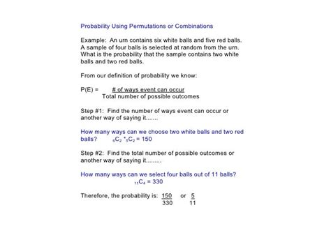 Day 14 4 Probability With Permutations And Combinations