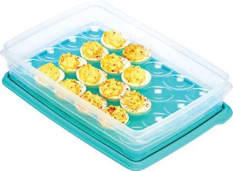 Buddeez Made In Usa Deviled Egg Carrier With Lid