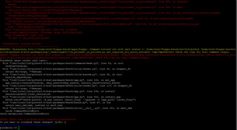 Failed When Trying To Bench Init Frappe Bench Version Support Frappe Forum