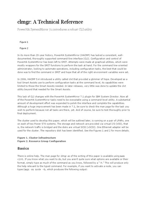 clmgr pdf command line interface computer cluster