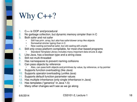 Ppt Cs3101 2 Programming Languages C Lecture 1 Powerpoint Presentation Id1300403