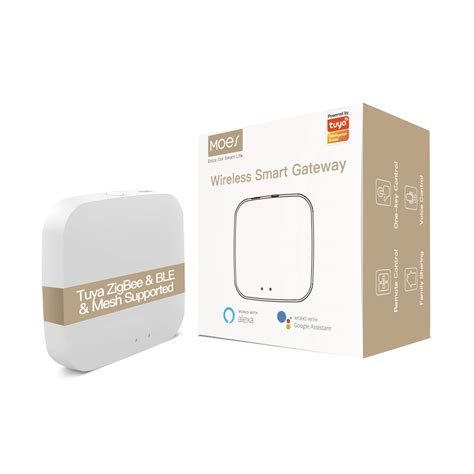 Moes Zigbee And Bluetooth And Mesh Gateway Tuya Wireless Smart Home Bridge Hub Only Support Tuya